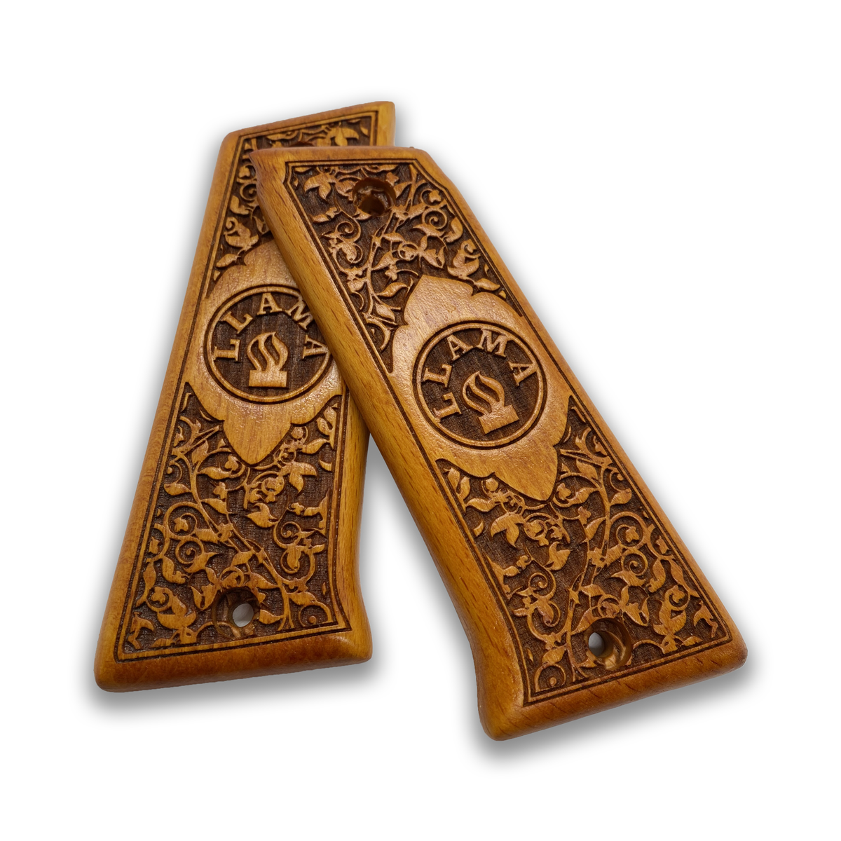 Victorious Llama 1911 45 Acp/9mm. Pistol Grip Handmade From Walnut Woo ...