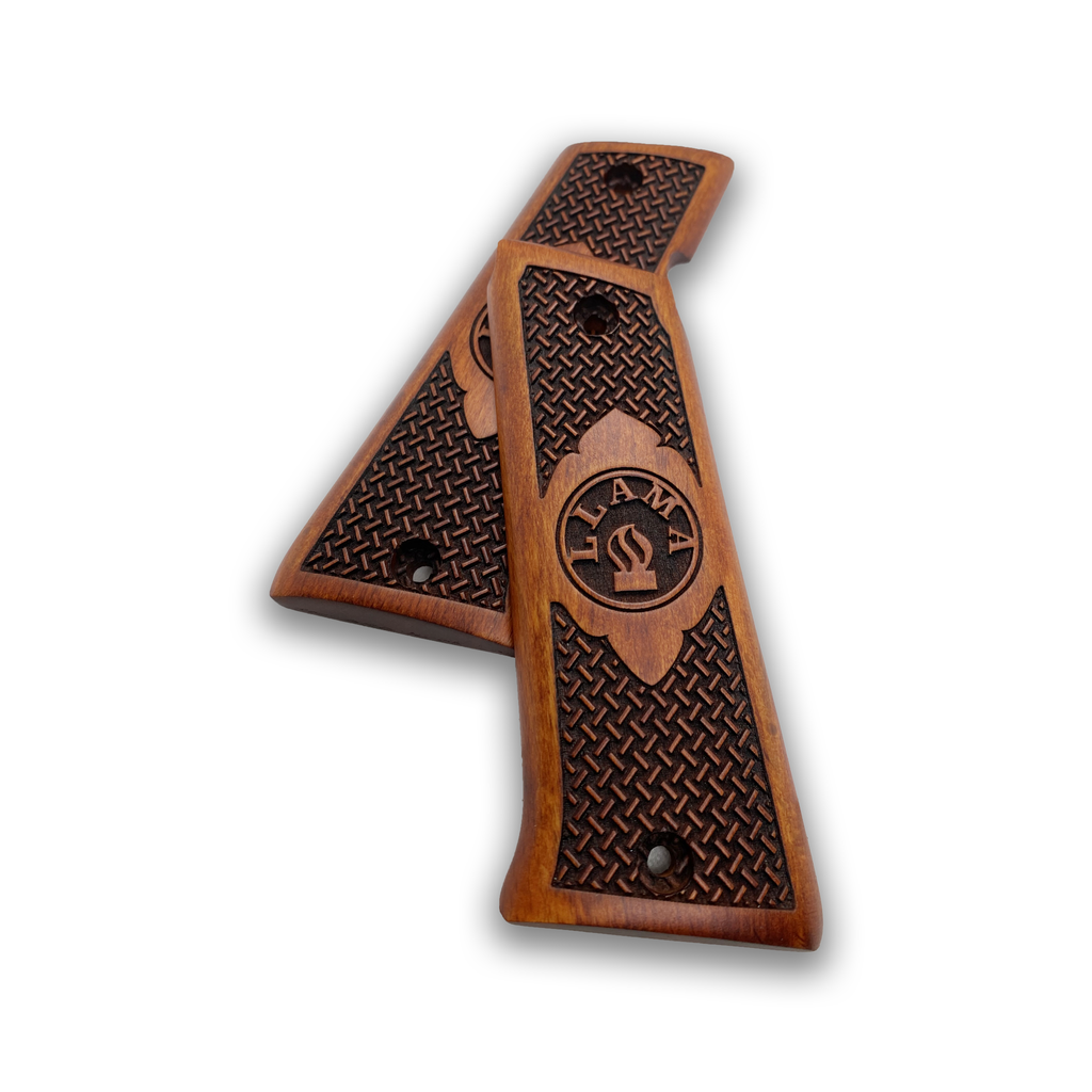 Victorious Llama 1911 45 Acp/9mm. Pistol Grip Handmade From Walnut Woo ...