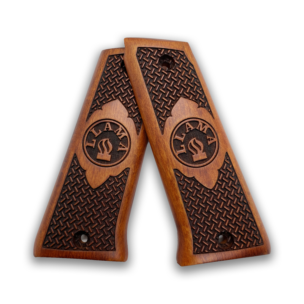 Victorious Llama 1911 45 Acp/9mm. Pistol Grip Handmade From Walnut Woo ...