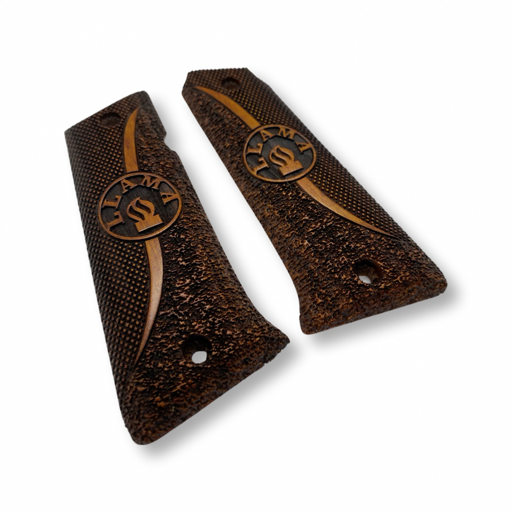 Victorious Llama 1911 45 Acp/9mm. Pistol Grip Handmade From Walnut Woo ...