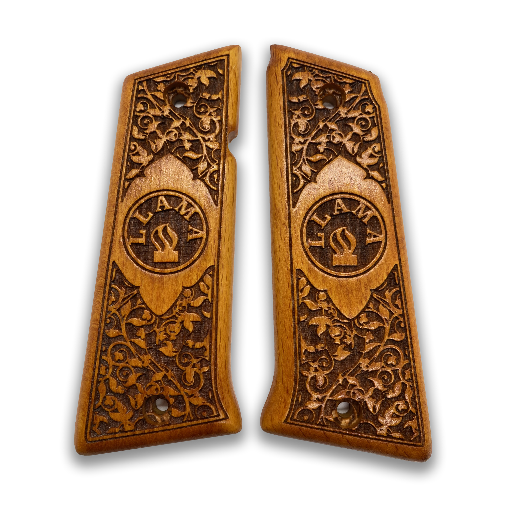 Victorious Llama 1911 45 Acp/9mm. Pistol Grip Handmade From Walnut Woo ...