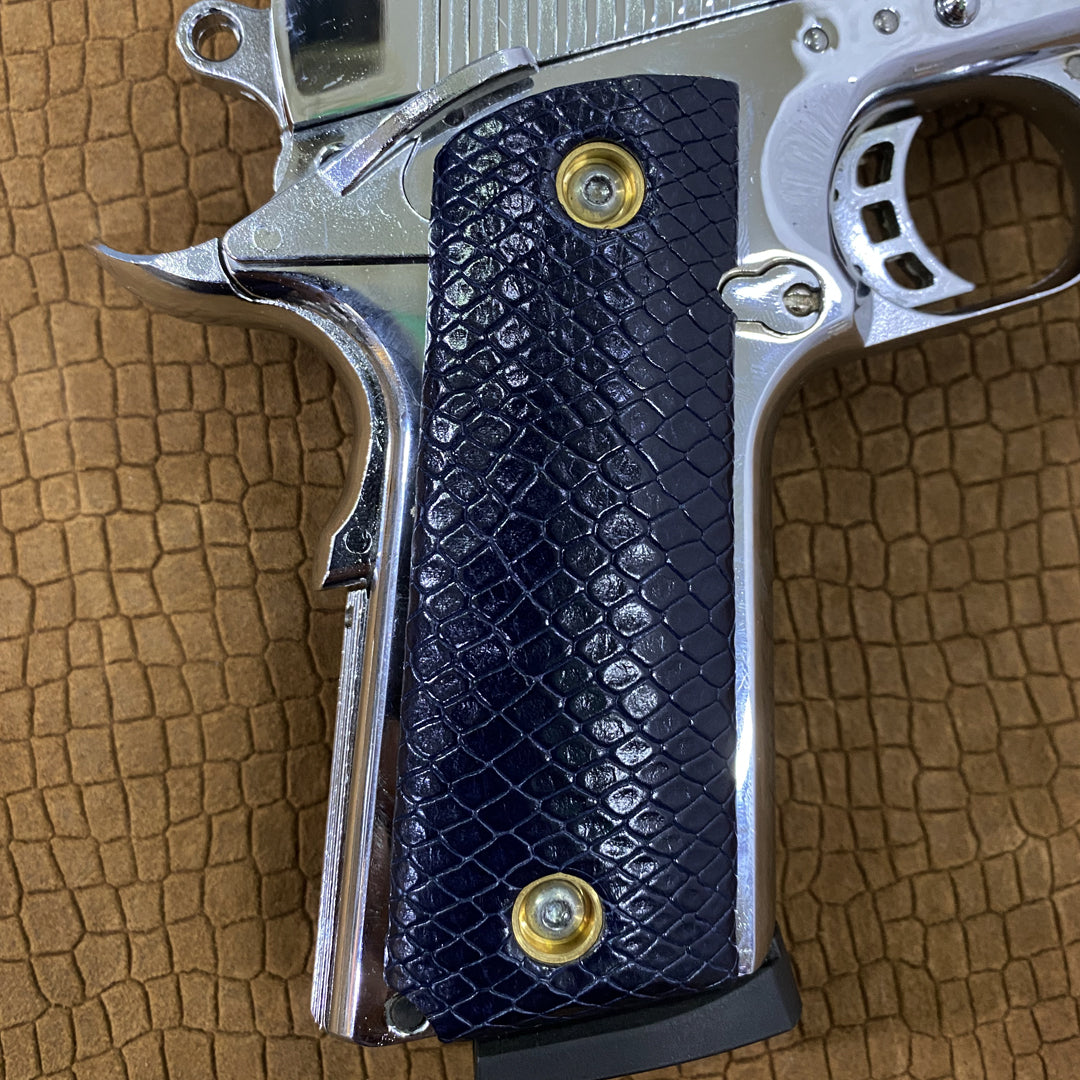 ZIB GRIPS Colt 1911 Handmade Genuine Leather Grip Dc.02 – All Gun Grips