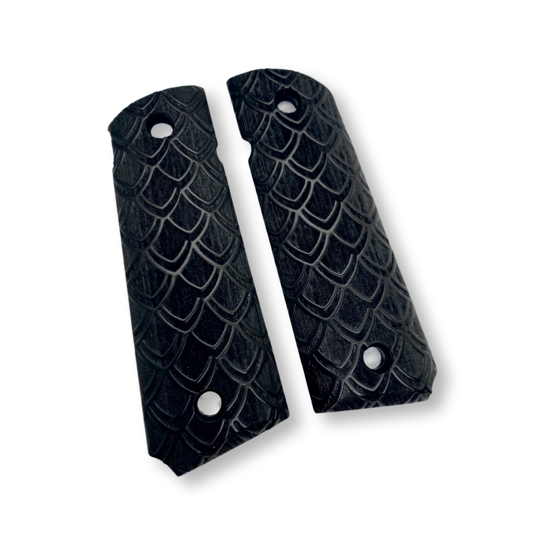 Colt 1911 Pistol Grip Handmade From Walnut Wood Dracarys Pattern r1 ...